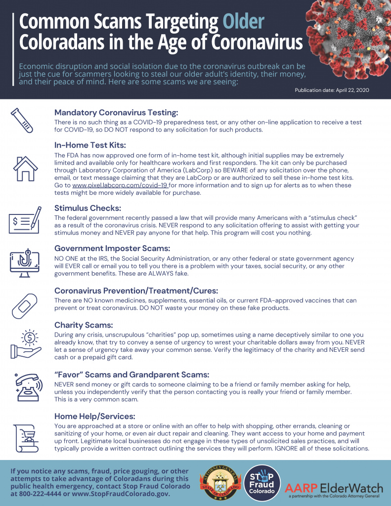 Coronavirus Information - Colorado Attorney General | Colorado Attorney ...