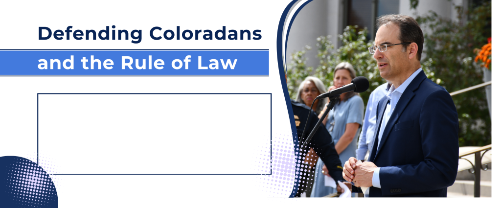 Colorado Attorney General | Phil Weiser